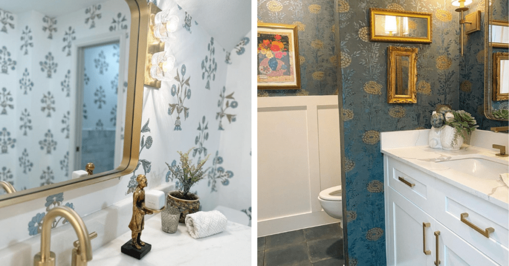 Transform Your Bathroom With Wallpaper | JDuce Design